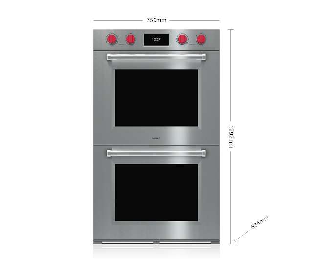 Wolf 76 cm M Series Professional Built-In Double Oven (ICBDO3050PM/S/P)