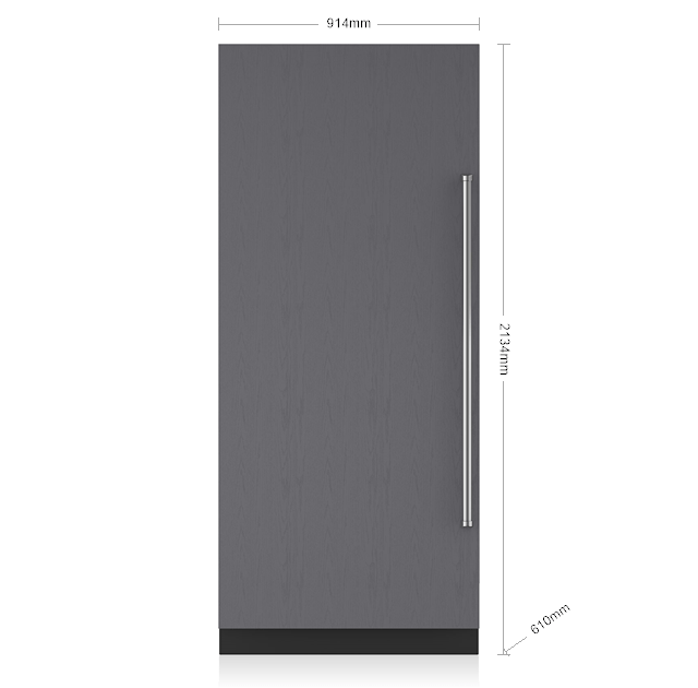 Sub-Zero 91 CM Designer Column Refrigerator with Internal Dispenser ...