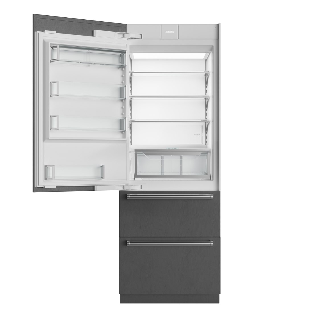 Sub-Zero 76 CM Designer Over Under Refrigerator Freezer (ICBDET3050CIID)